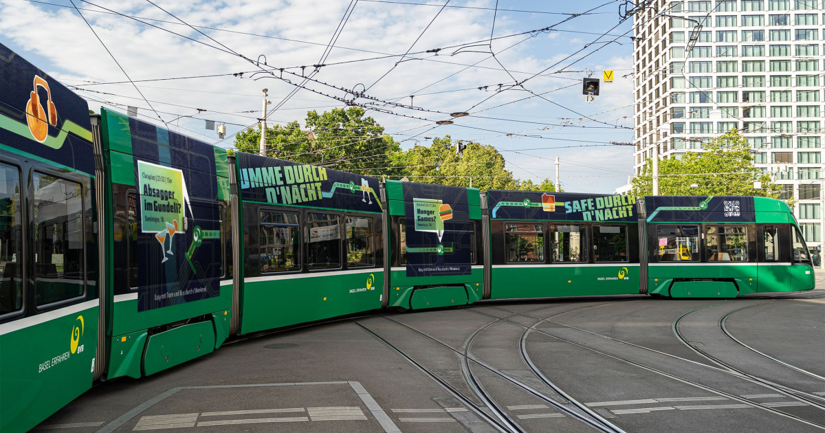 Kampagne für die Basler Verkehrs-Betriebe, BVB